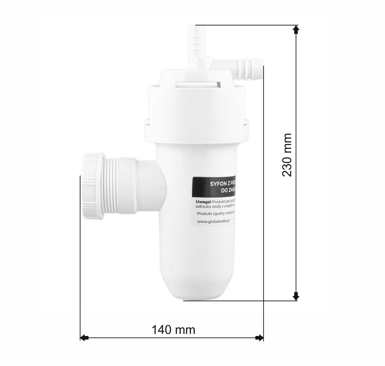 Syfon z przerwą powietrzną - Global Water